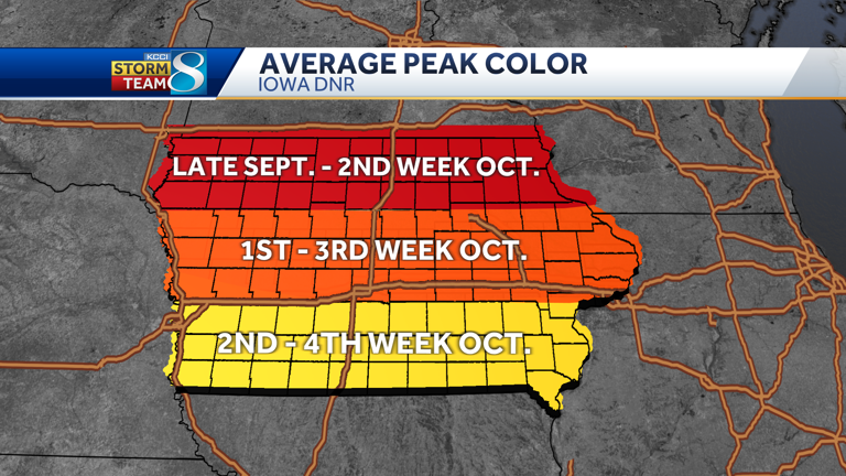 Iowa fall colors: How recent weather might influence this season's foliage