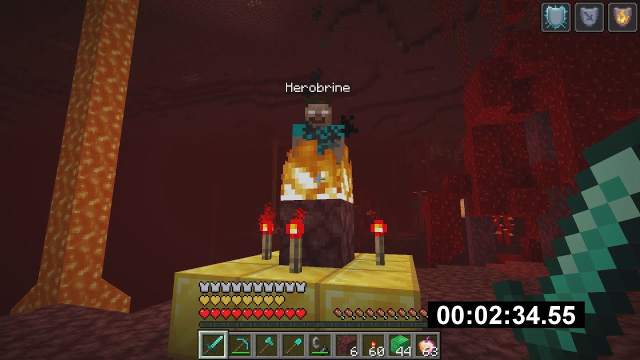 Fake Minecraft Speedrun Parody