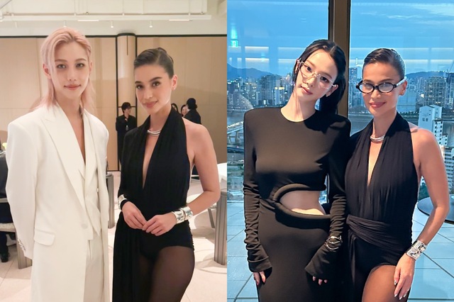 Anne Curtis meets K-Pop stars Felix of Stray Kids, Karina of Aespa at ...