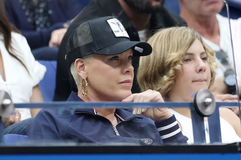 Pink's teen daughter looks all grown up in new family pics at U.S. Open