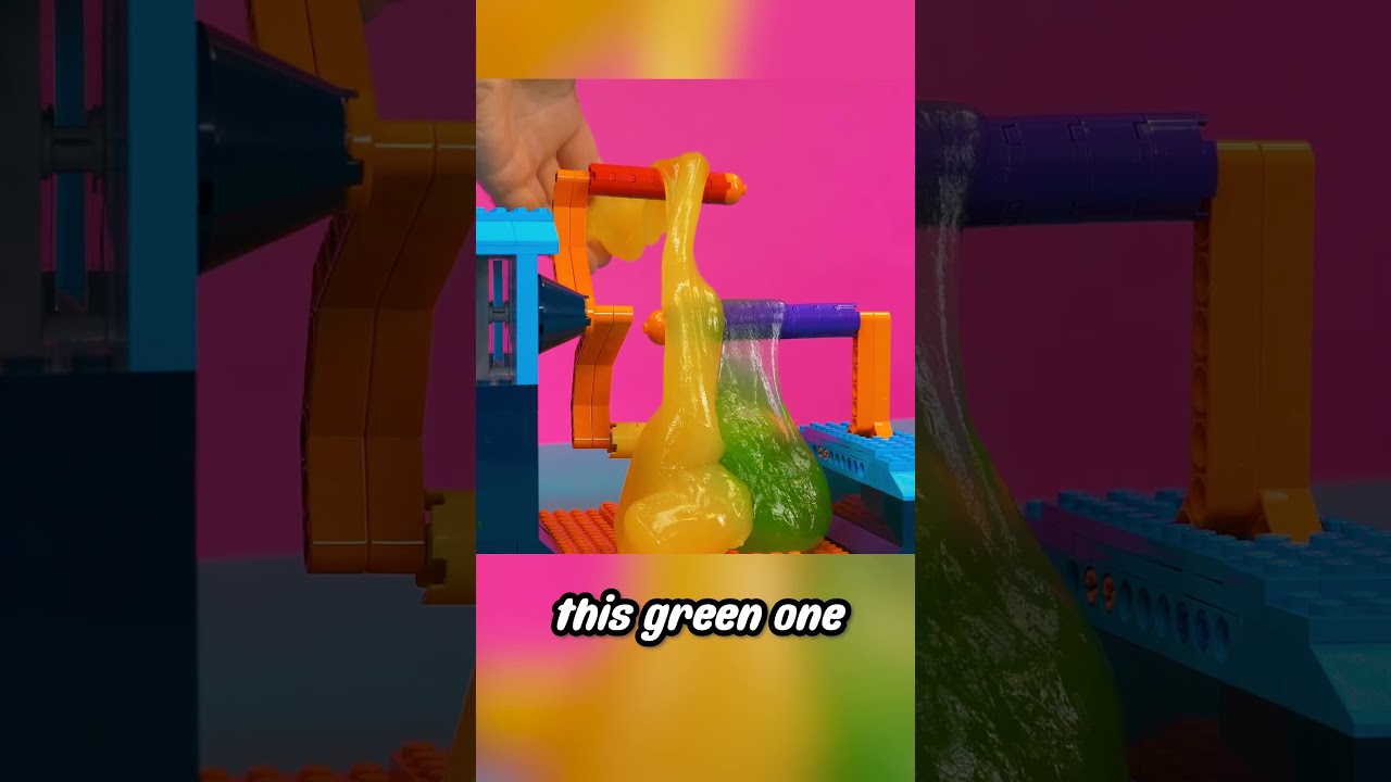Mixing Slime with LEGO #LEGO #MrBricks #slime