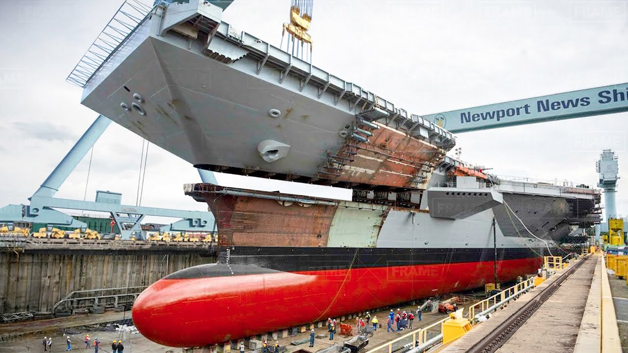 The US Navy's development of a new $13 billion aircraft carrier
