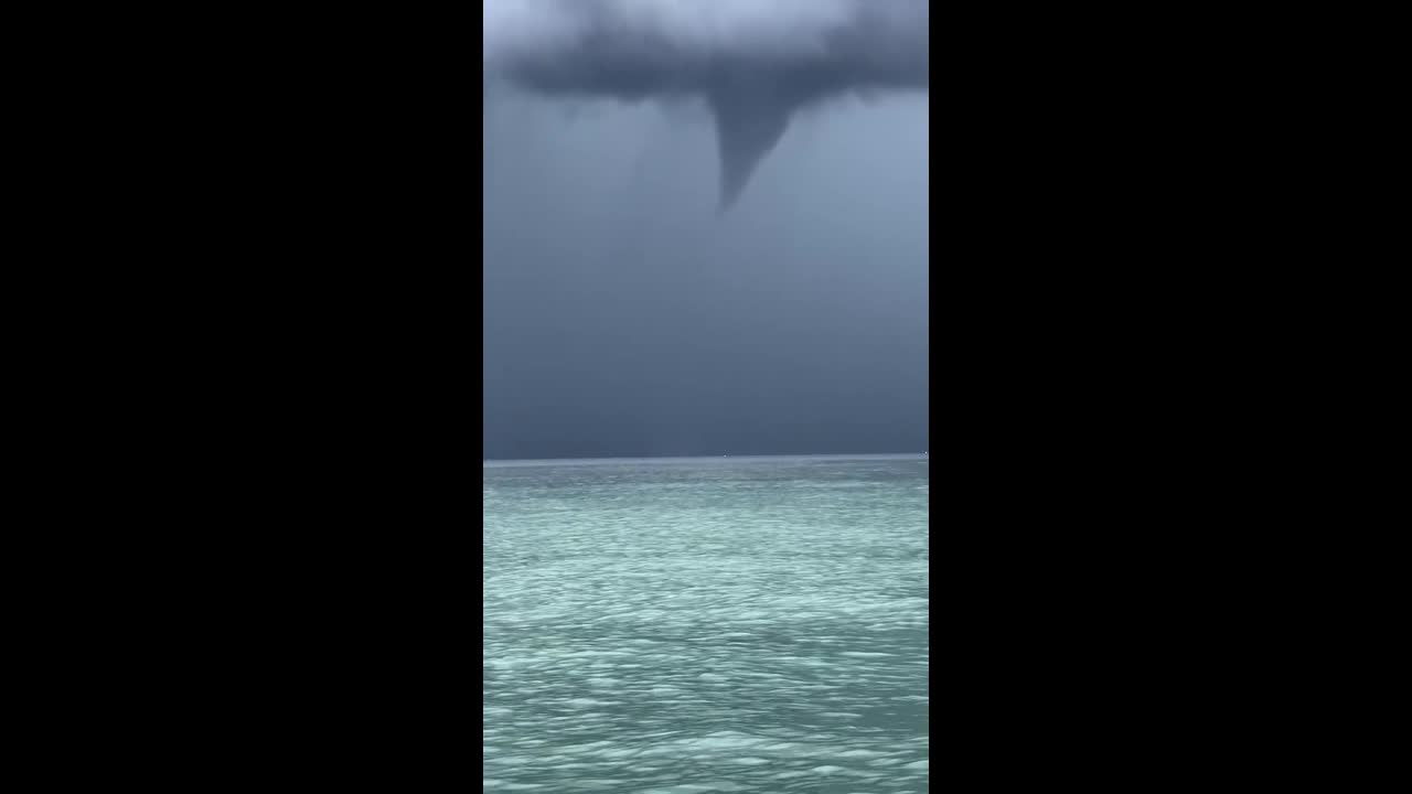 Waterspout spotted off coast of Fort Lauderdale in Florida
