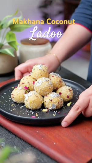 Magical Makhana Coconut Ladoo – Easy Festival Recipe!