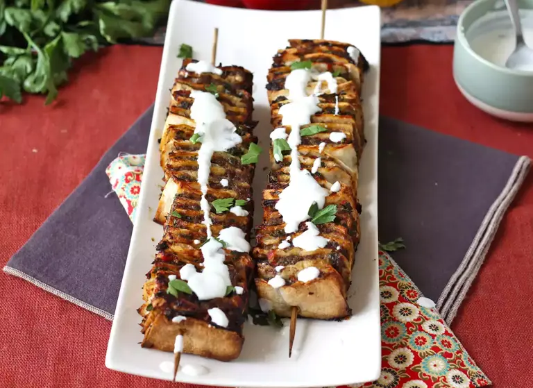 Lavash kebab with tortillas, the famous easy oven-baked kebabs!