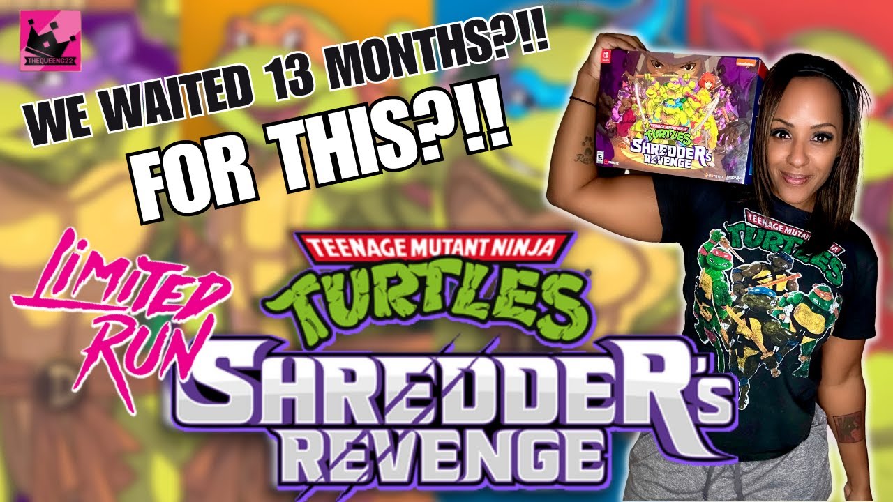 Limited Run TMNT Shredder’s Revenge Unboxing!