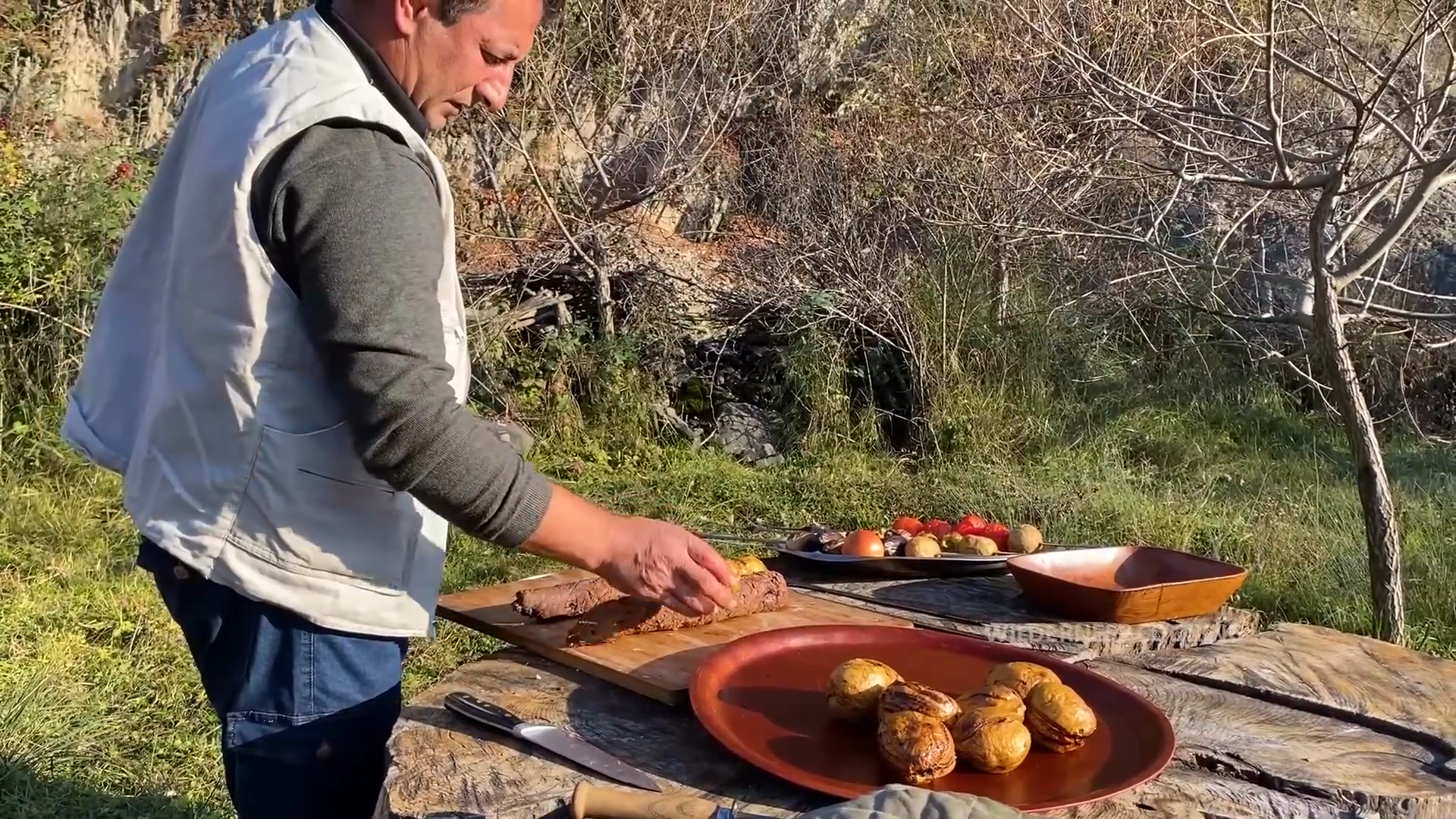 Juicy meatloaf cooked in the wild | Best tandoor recipe
