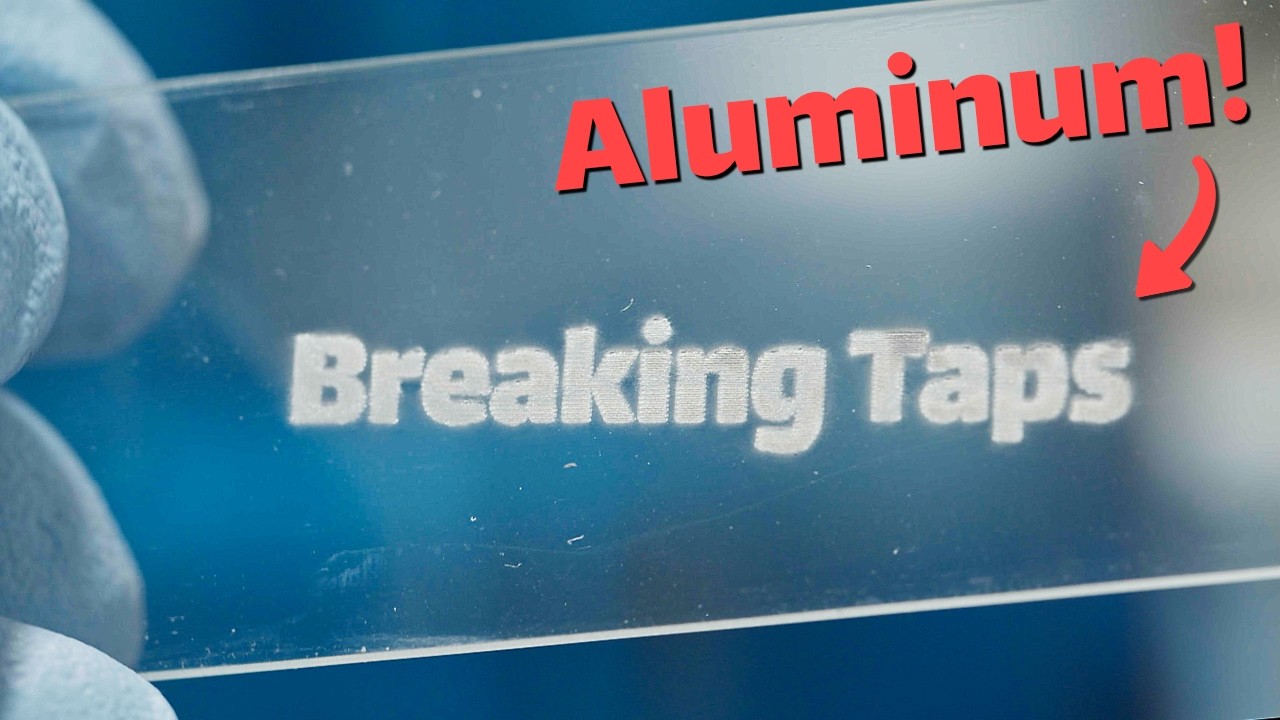 Depositing metal on glass... with a laser