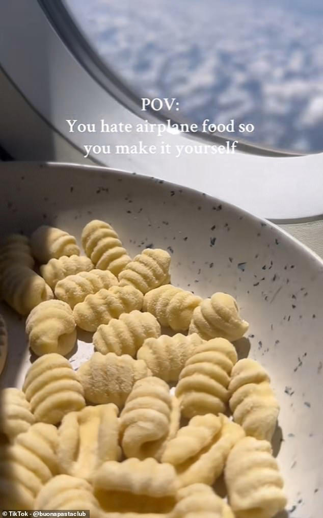 People left stunned after passenger makes fresh pasta on a flight as ...