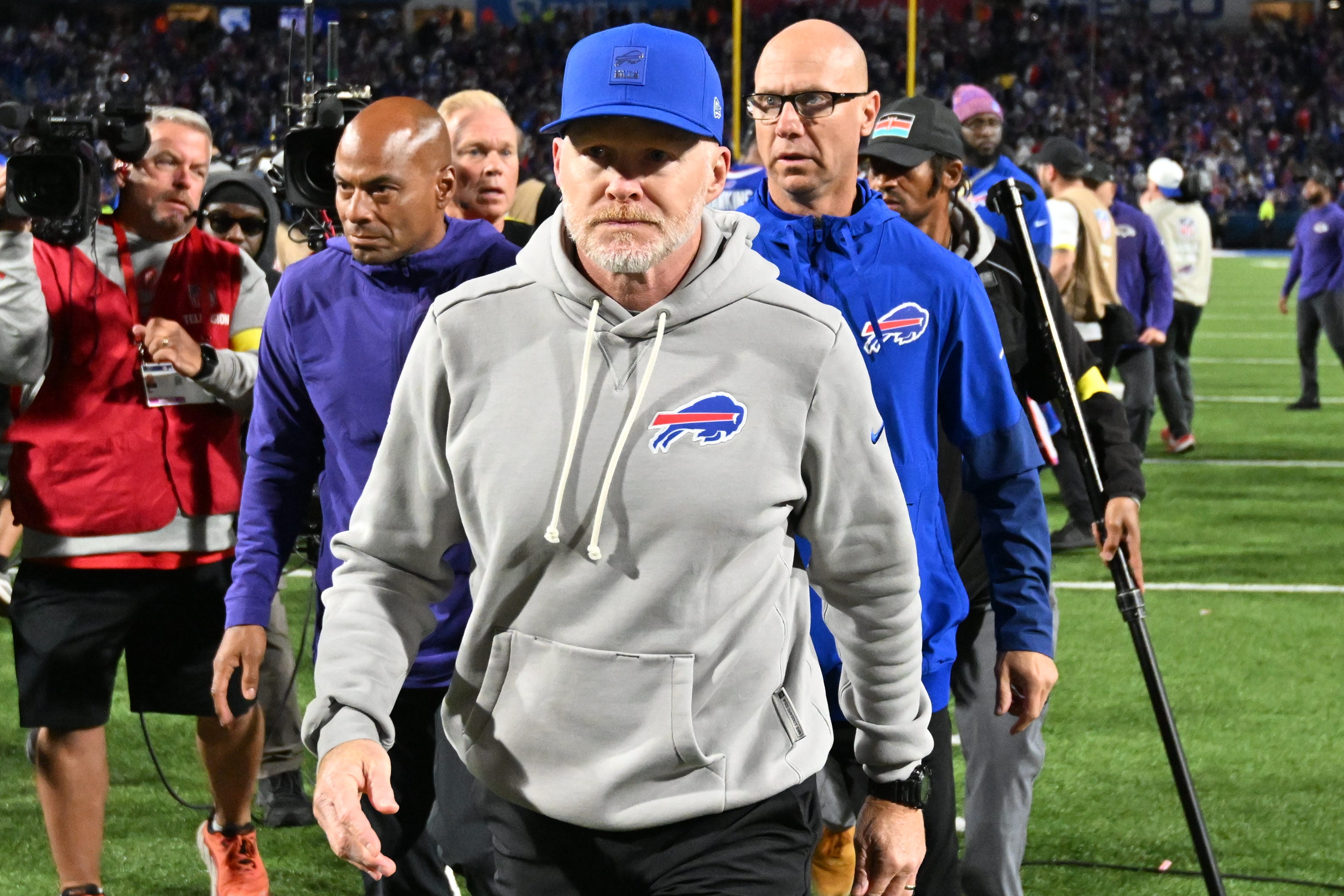 WATCH: Bills' Sean McDermott locker room speech post-Ravens comeback win