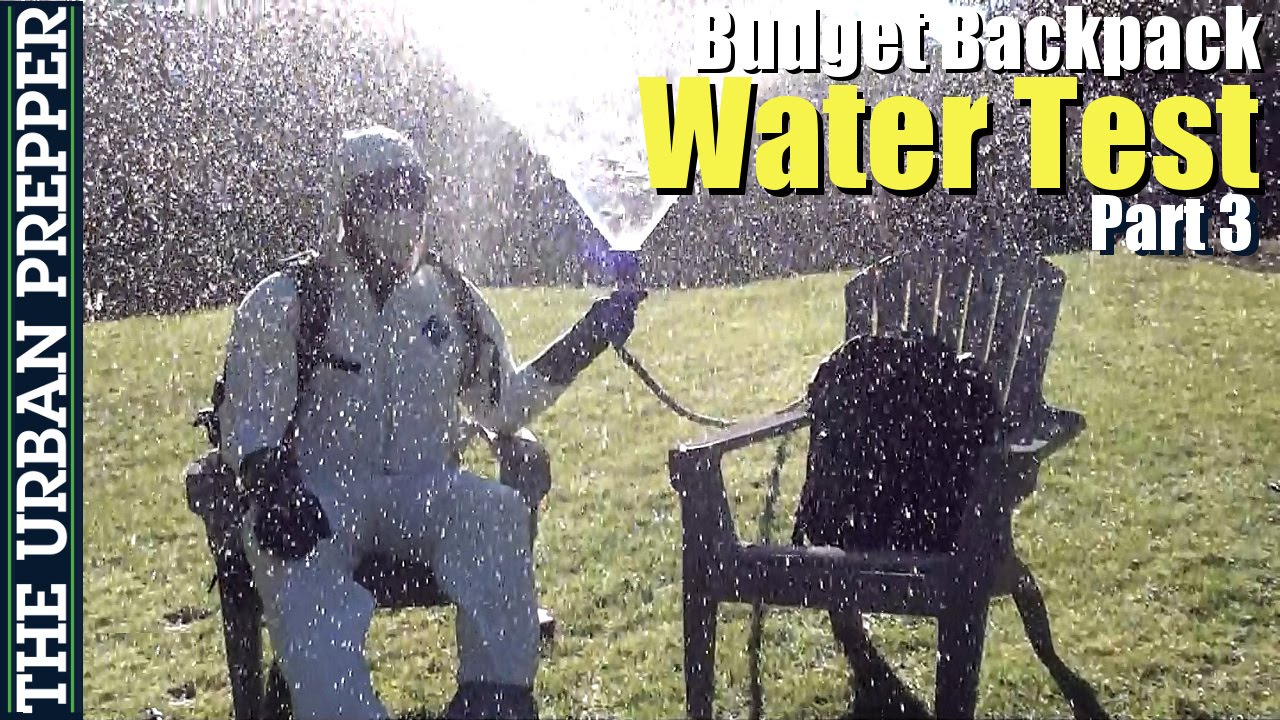 Budget B.O.B. Backpack: Water Test (3/5)