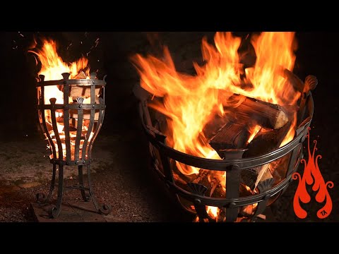 Forged to burn – building a steel fire basket by hand