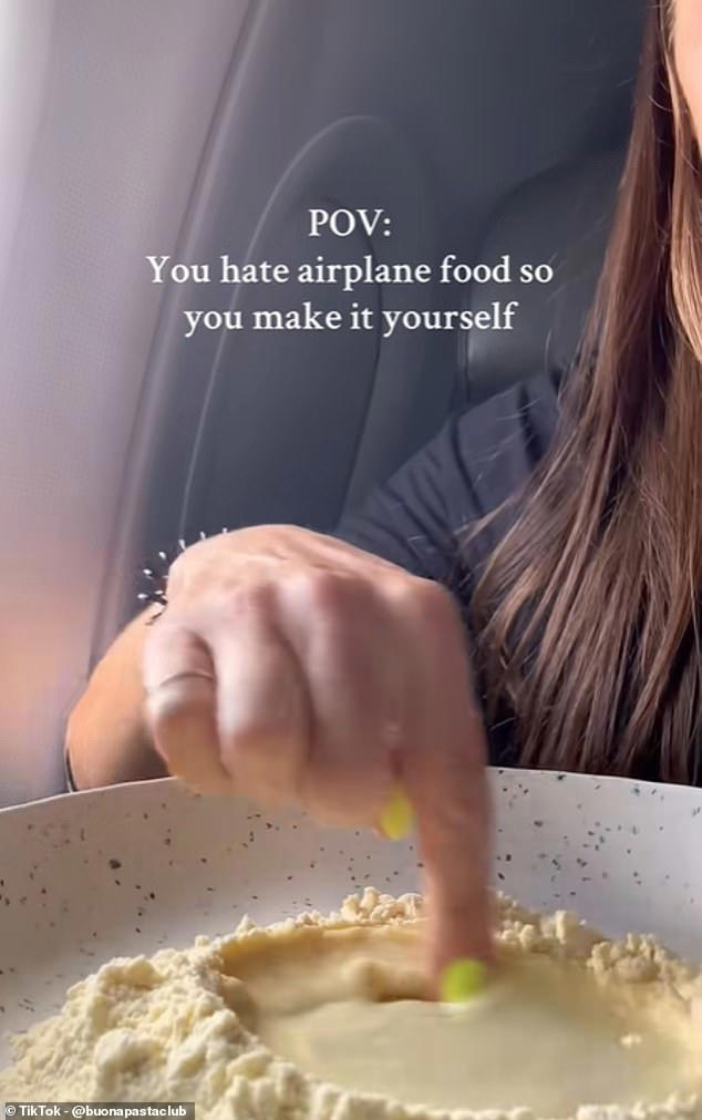 People left stunned after passenger makes fresh pasta on a flight as ...