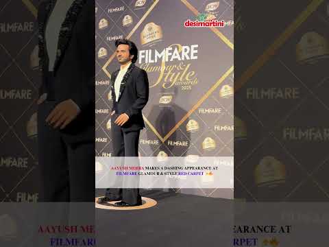 Aayush Mehra makes a dashing appearance at Filmfare Glamour & Style red ...