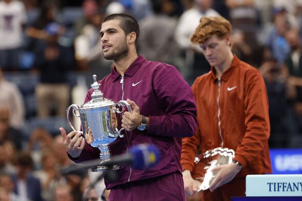 Carlos Alcaraz instantly loses over £1million despite winning record US ...