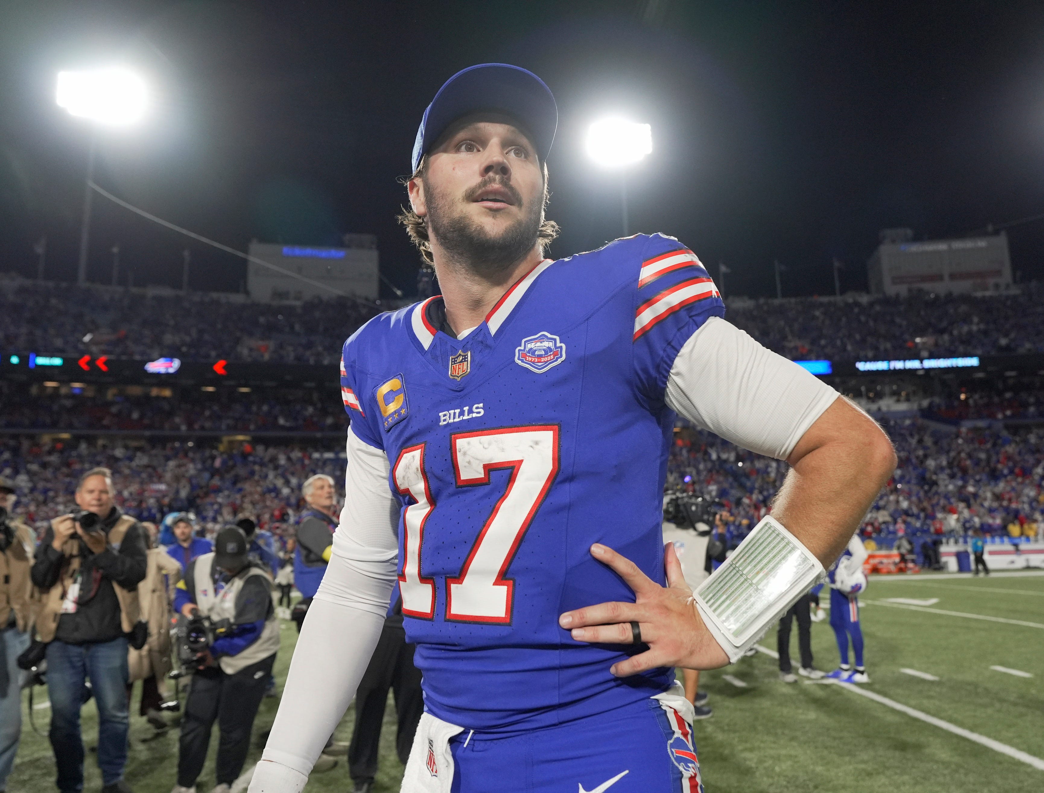 Josh Allen calls out Bills fans who left stadium early in historic ...