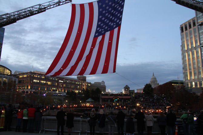 Big or small, the US flag makes an impact. Share your photos.