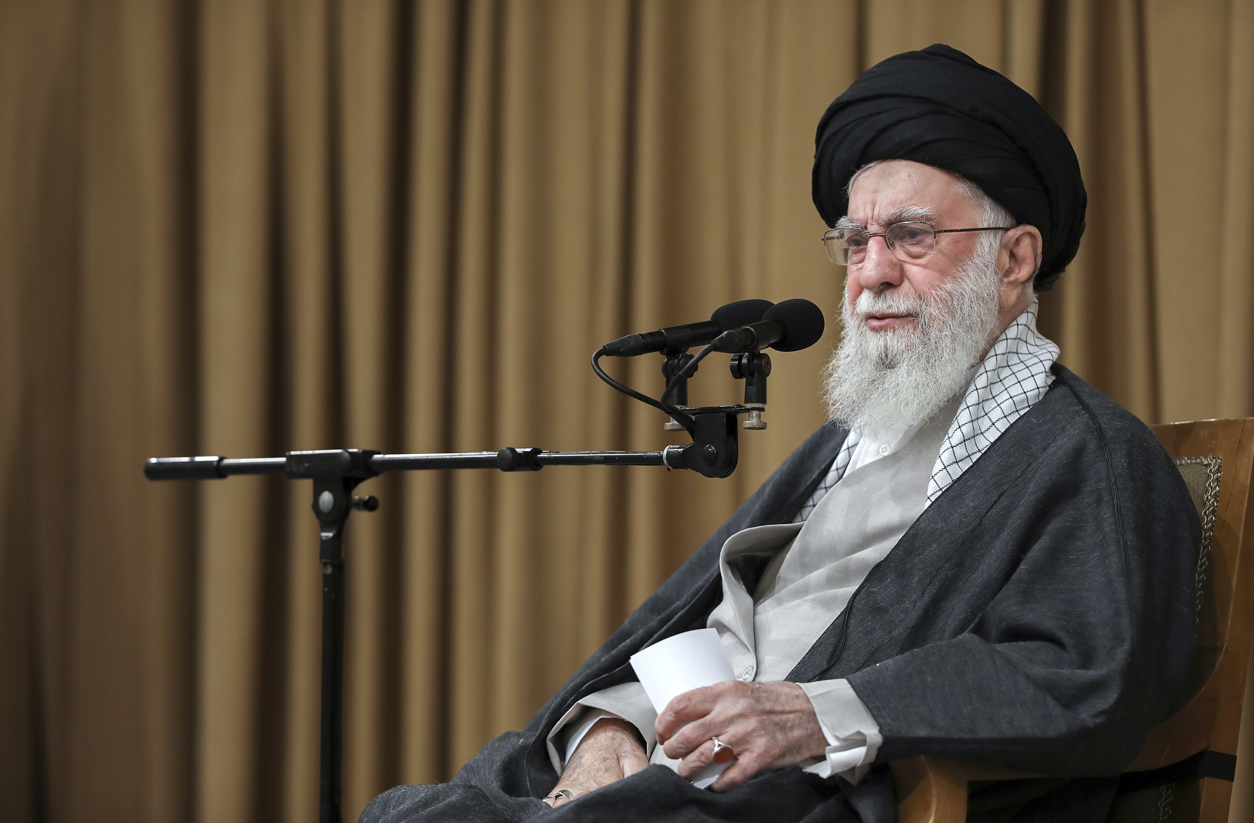 Iran's Supreme Leader speaks out on threat of war