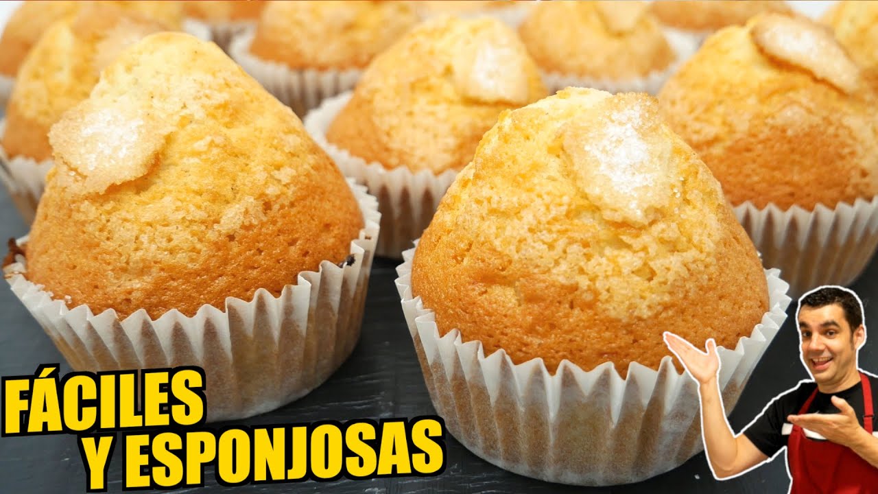 Magdalenas con Copete Perfectas para el Desayuno o Merienda