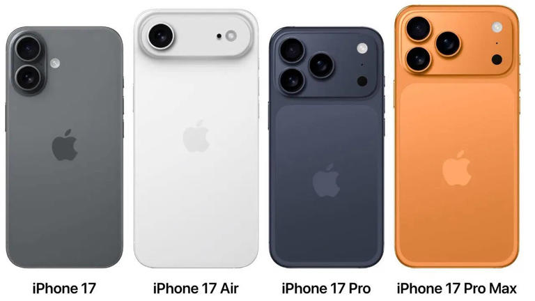 Apple iPhone 17 vs 17 Air vs 17 Pro vs iPhone 17 Pro Max: Price, Design ...