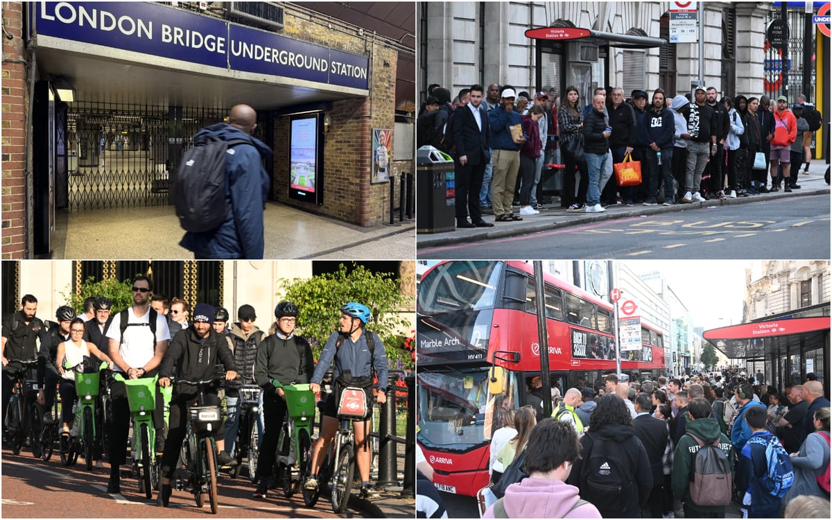 Tube strike latest LIVE: London Underground wiped out as RMT walkout ...