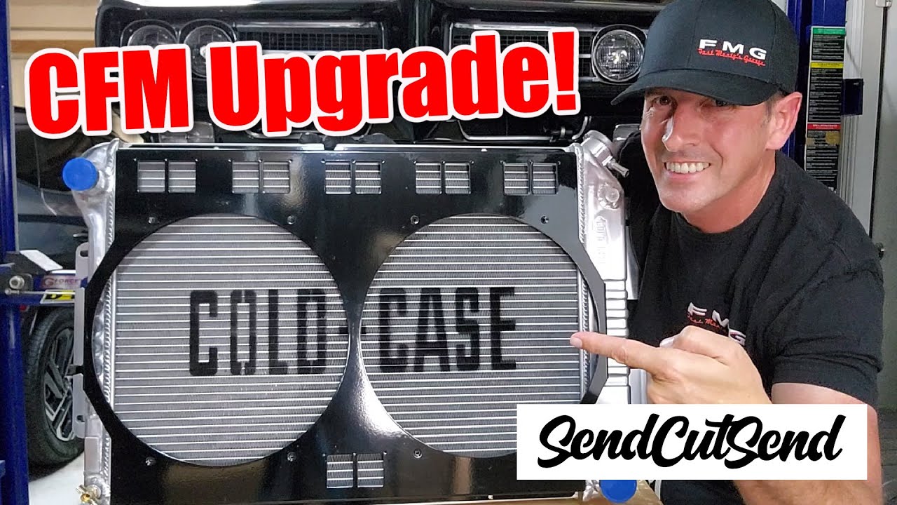 F Body Twin 12 Fan Shroud For Coldcase Chc11 Radiators Sendcutsend