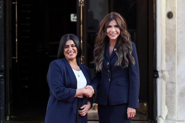 Home Secretary welcomes Trump's security secretary to discuss border ...