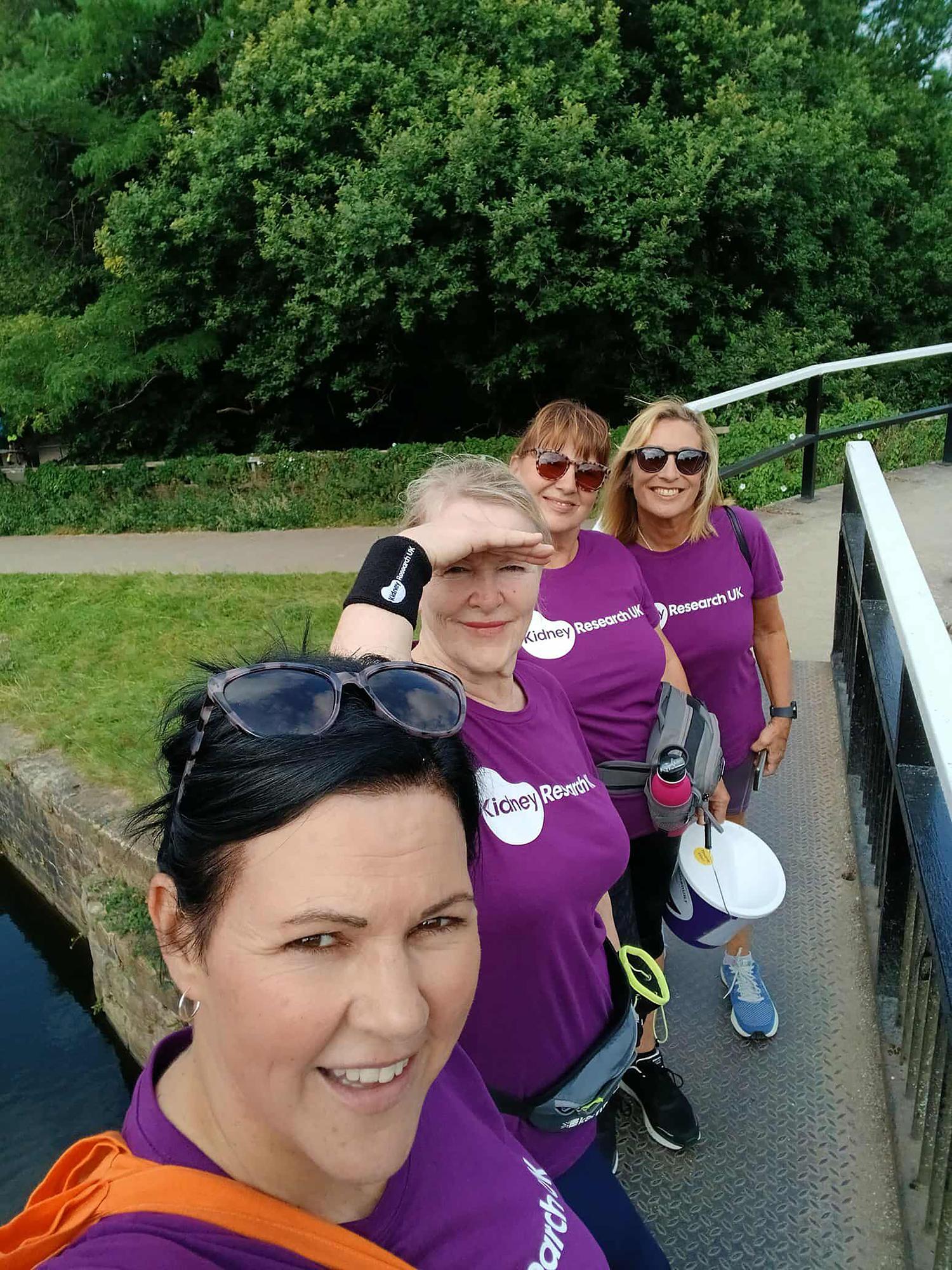 Wigan care home team take on charity walk in support of Kidney Research UK