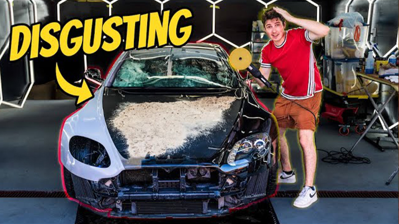 Washing an Abandoned Supercar After 15 Years