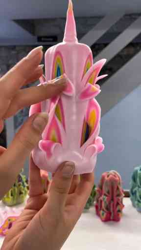 Satisfying Candle Carving Process