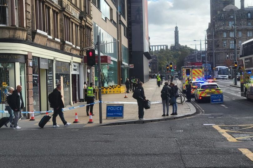 Body found on Princes Street in Edinburgh as police probe 'unexplained ...