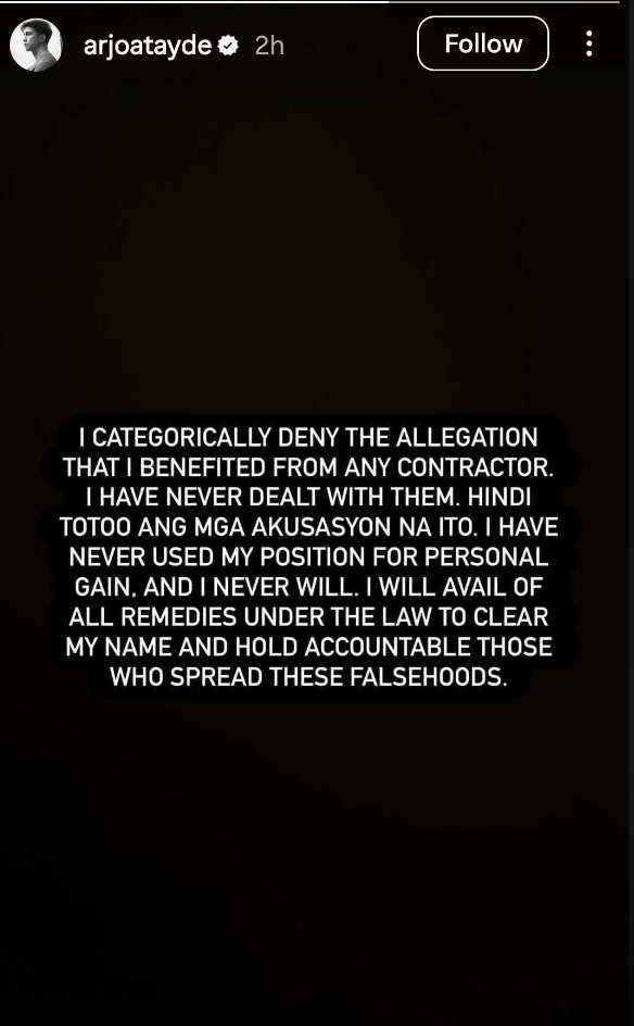 'Napaka-unfair': Maine Mendoza defends husband Arjo Atayde amid flood control issue