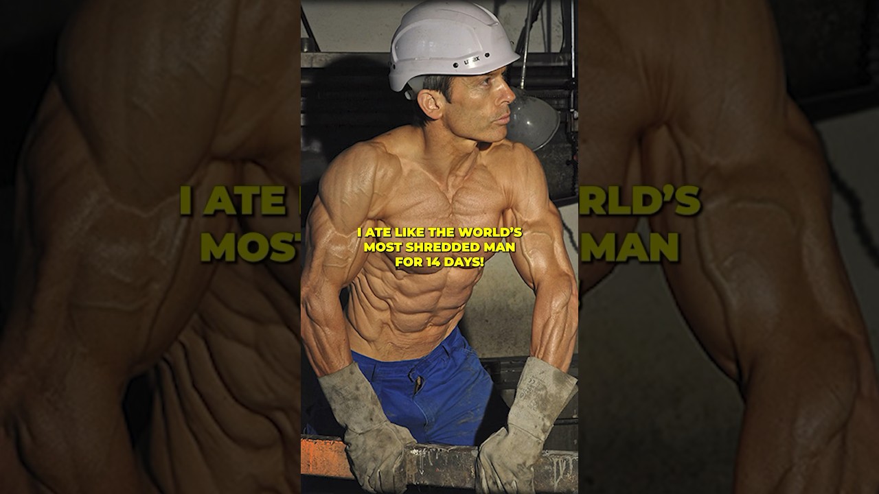 What I learned eating like the most shredded man