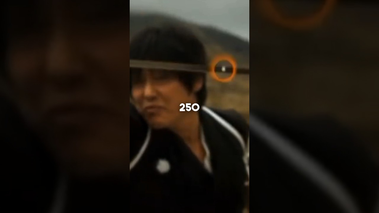 Watch a master swordsman cut a moving bullet in half