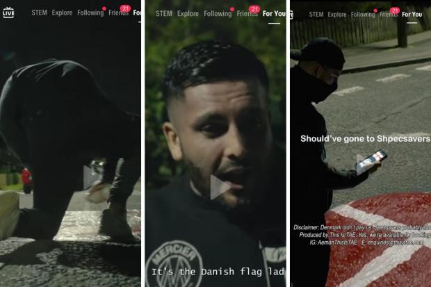 ‘Wrong flag’: Blackburn spoof video ridiculing flag painters goes viral