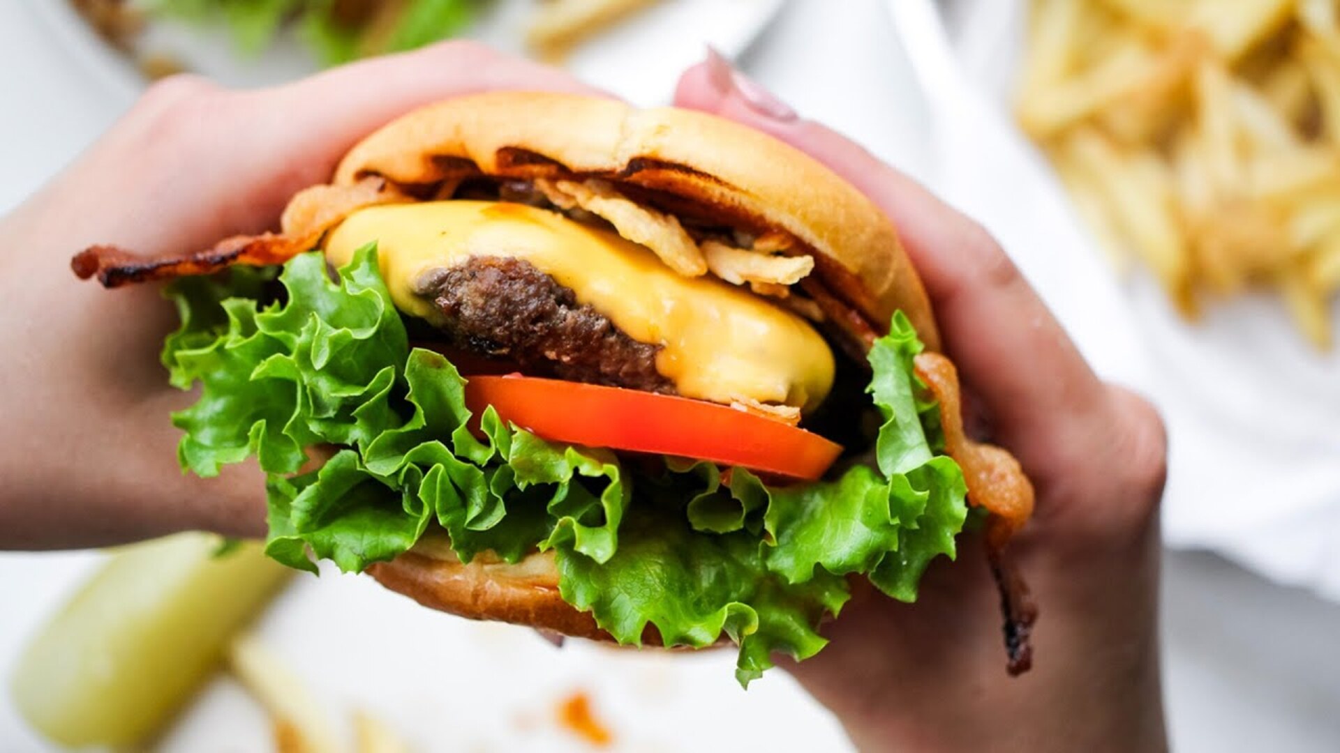 Grilled Barbecue Bacon Bison Burger Recipe