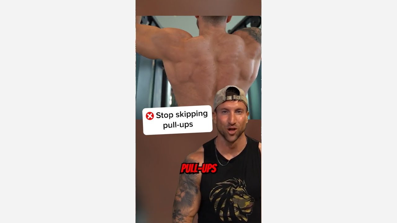 Stop skipping pull-ups to maximize back and arm growth