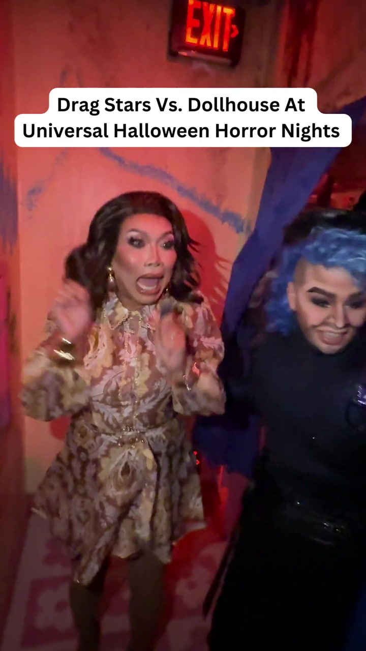Drag Stars vs. Dollhouse at Universal Halloween Horror Nights