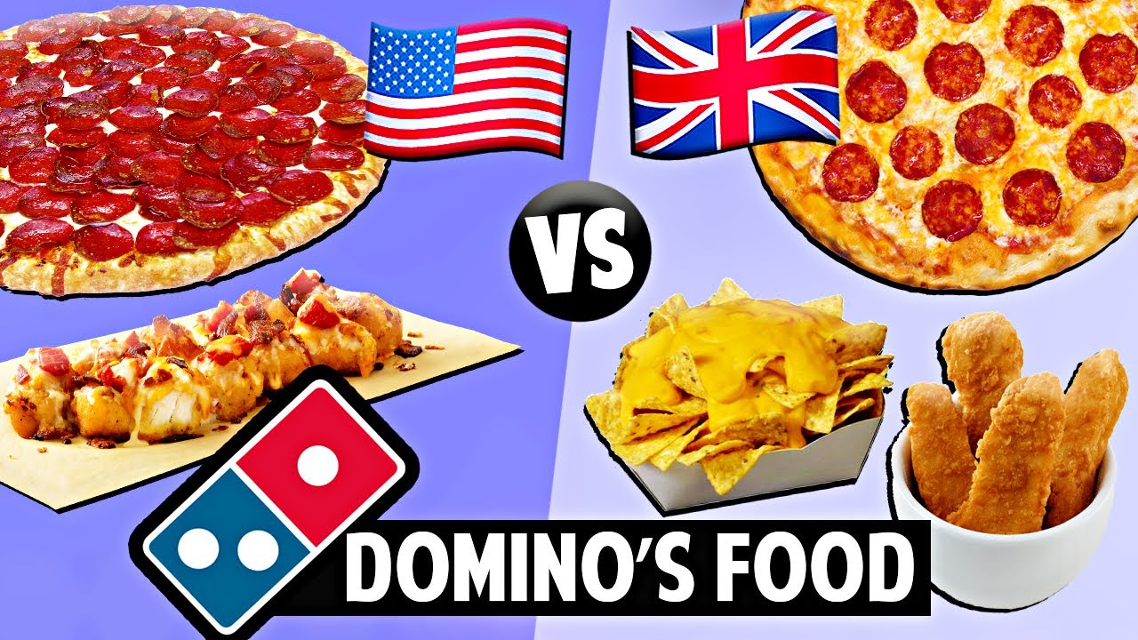 I taste-test American vs British Domino's pizza creations