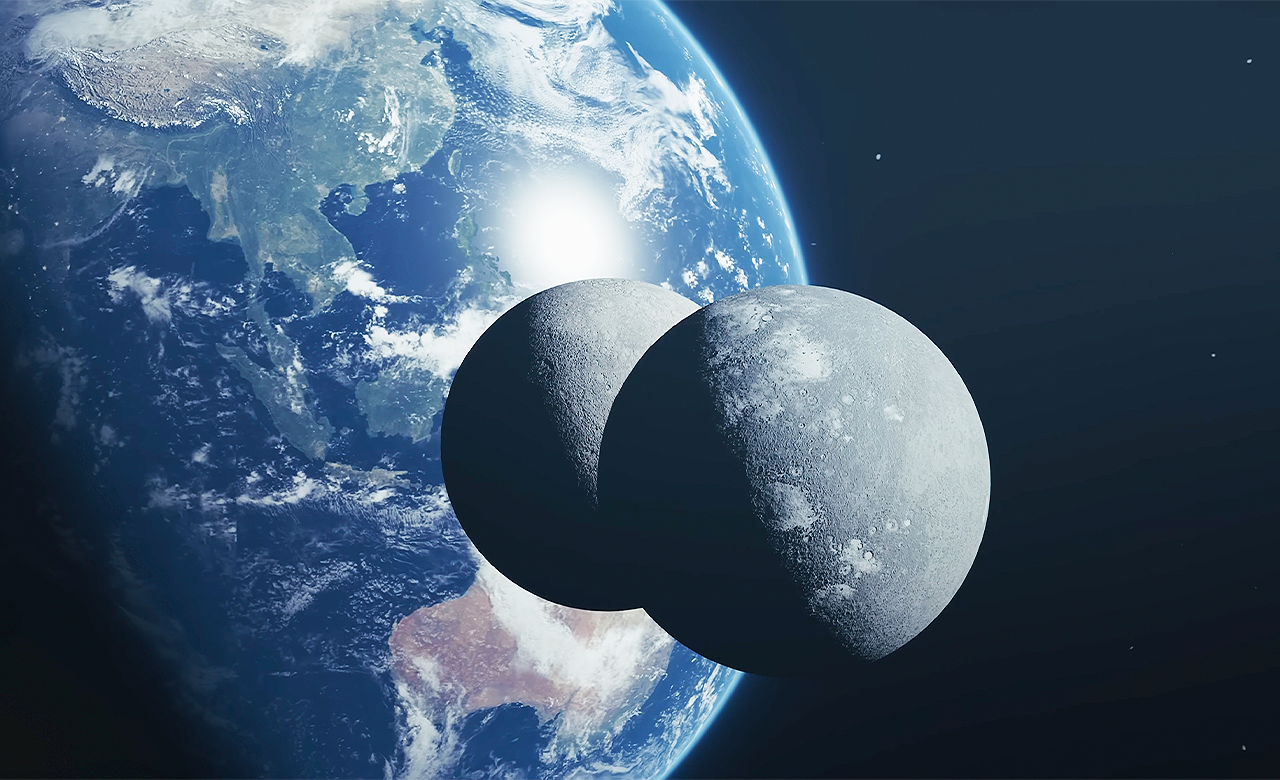 Can the moon really split in half?