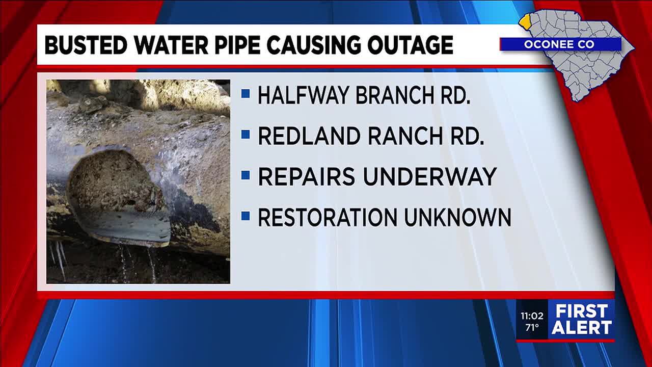 Crews: Boil water advisory lifted after broken water line repaired in ...