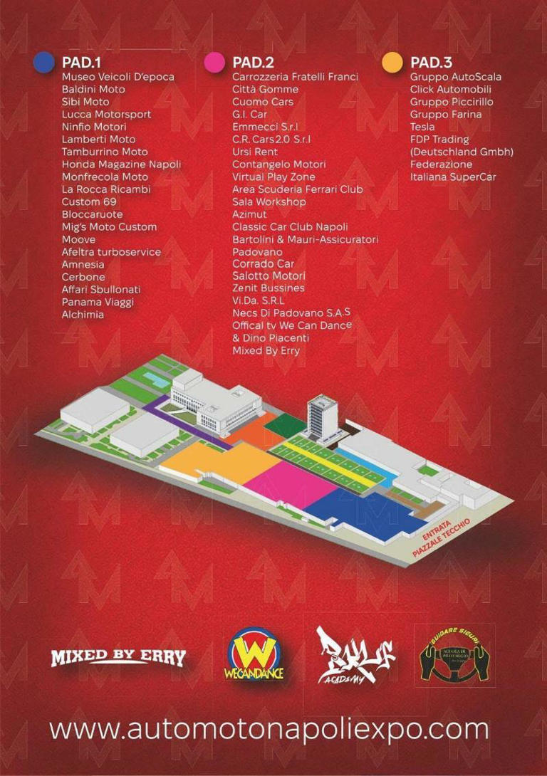 Il programma completo di Auto moto Napoli expo, la fiera di motori più ...