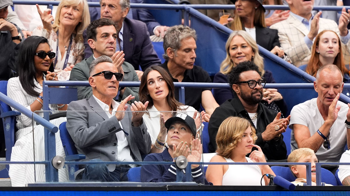 Bruce Springsteen, Courtney Cox reunite at US Open 41 years after ...