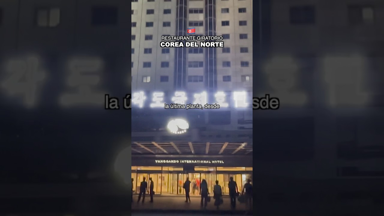 Así es el restaurante giratorio en Corea del Norte