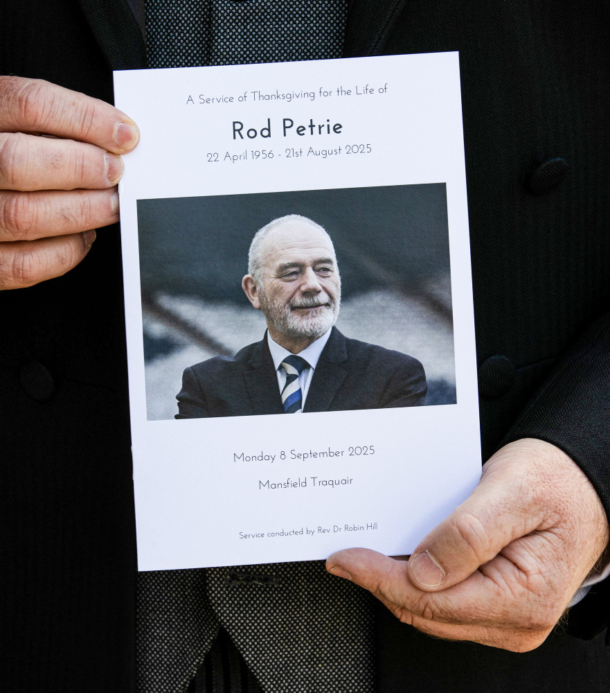 Rod Petrie sent final farewell as Hearts, Rangers, fans and more pay ...