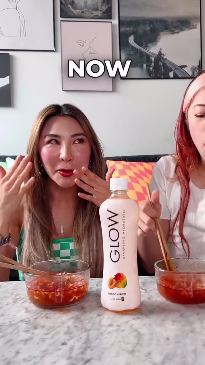 Who Can Handle the Spicy Noodle Challenge First?