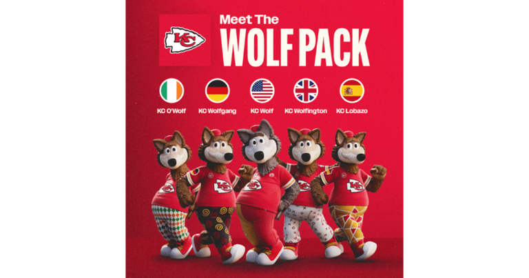 Kansas City Chiefs go global with new European Wolf Pack mascots