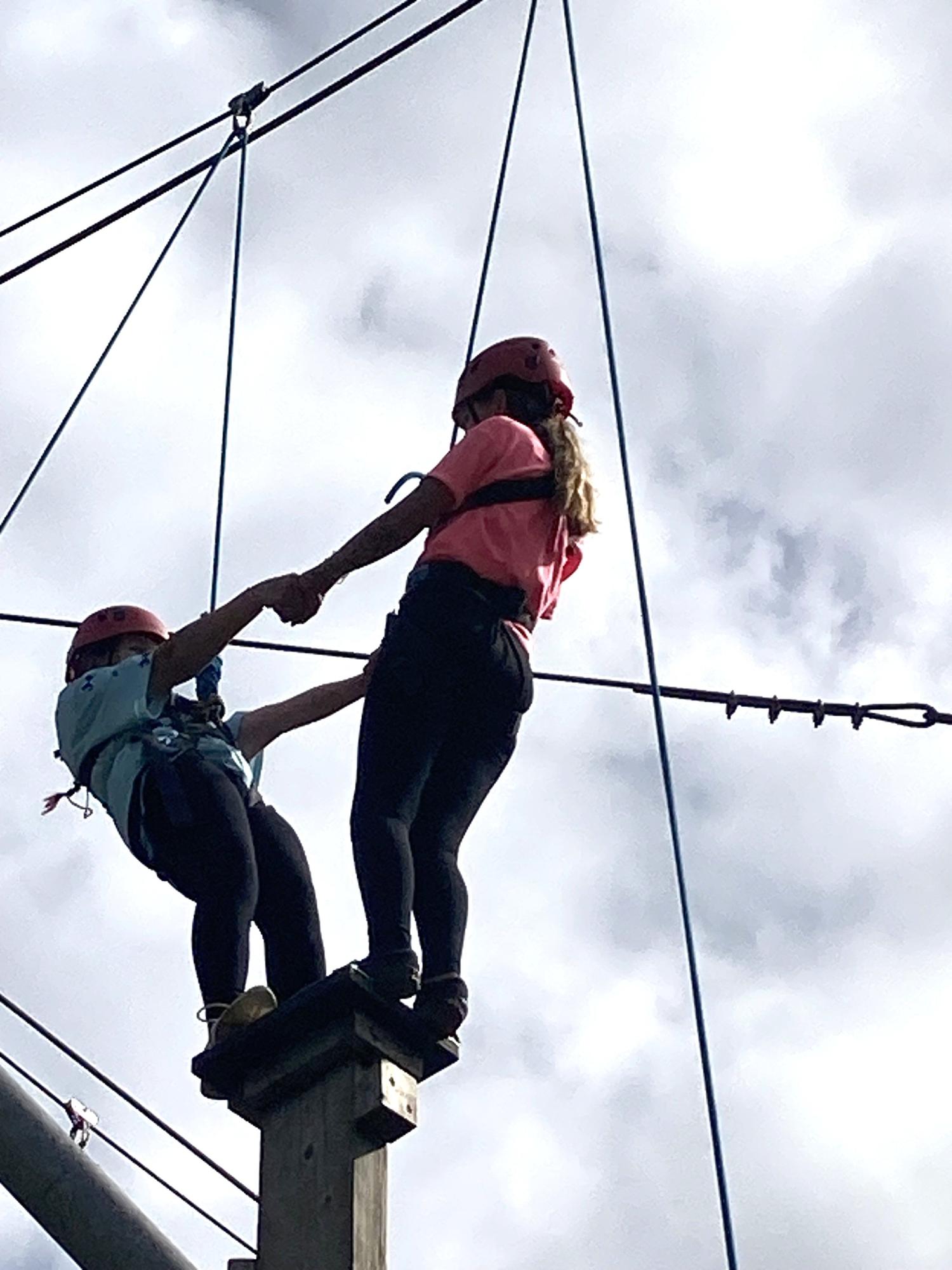 West Rainton young people out in the open air on Durham Area Youth ...