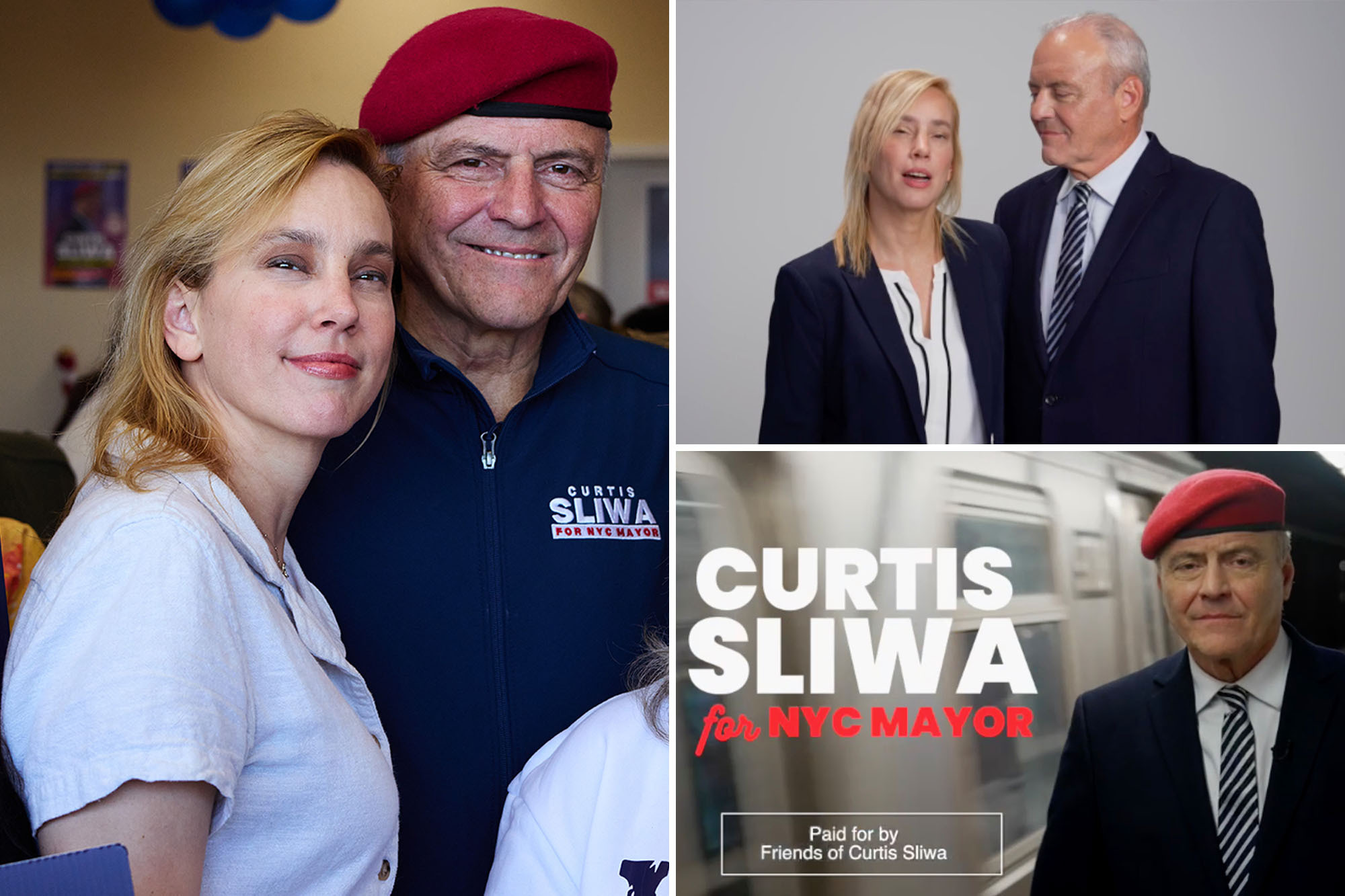 Curtis Sliwa’s wife, Nancy, promotes him for NYC mayor in first, $350K ...