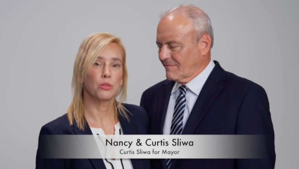 Curtis Sliwa’s wife, Nancy, promotes him for NYC mayor in first, $350K ...